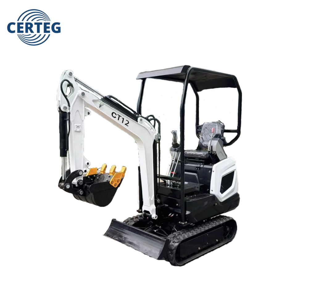 CT12 Mini Excavator | Certeg Machiney