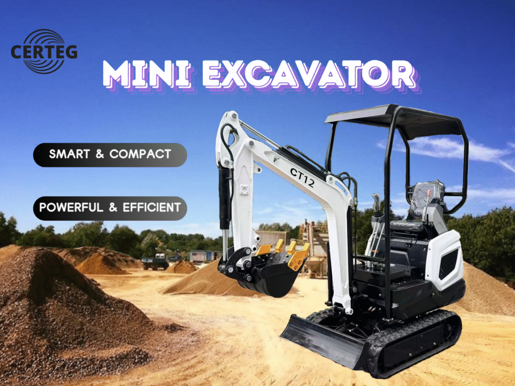 CT12 Mini Excavator | Certeg Machiney